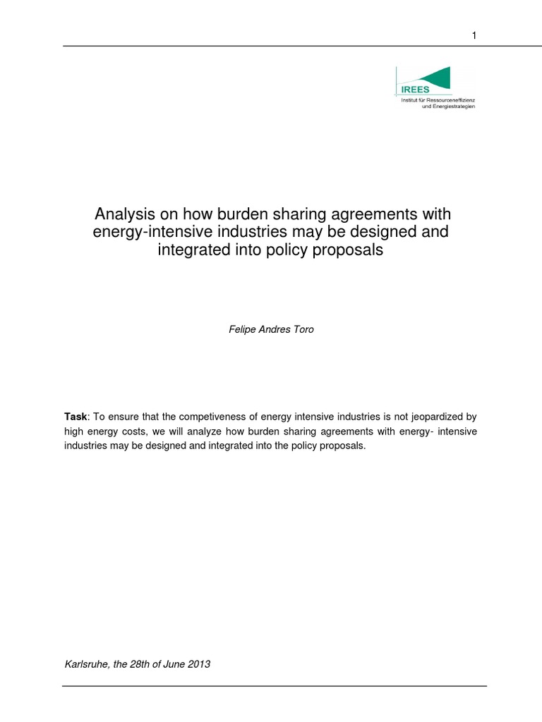 Policy Discussion Paper | PDF | Competitiveness | Emissions Trading