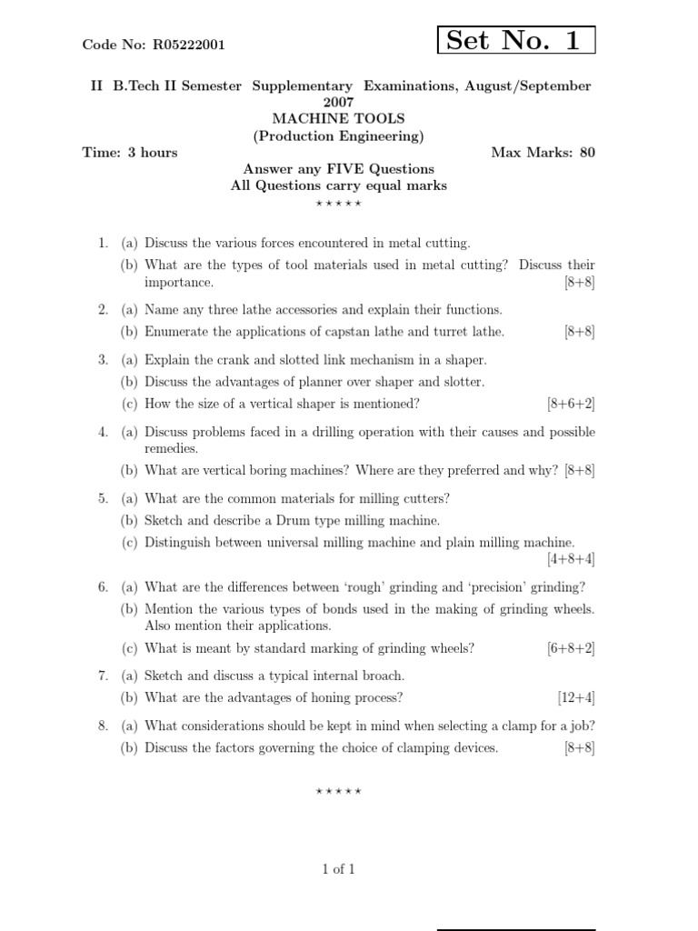 JNTU Old Question Papers 2007 | PDF