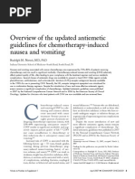 NCCP Antiemetic Guidance for SACT | PDF | Nausea | Vomiting