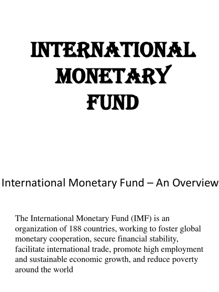 International Monetary Fund | PDF | Heavily Indebted Poor Countries ...