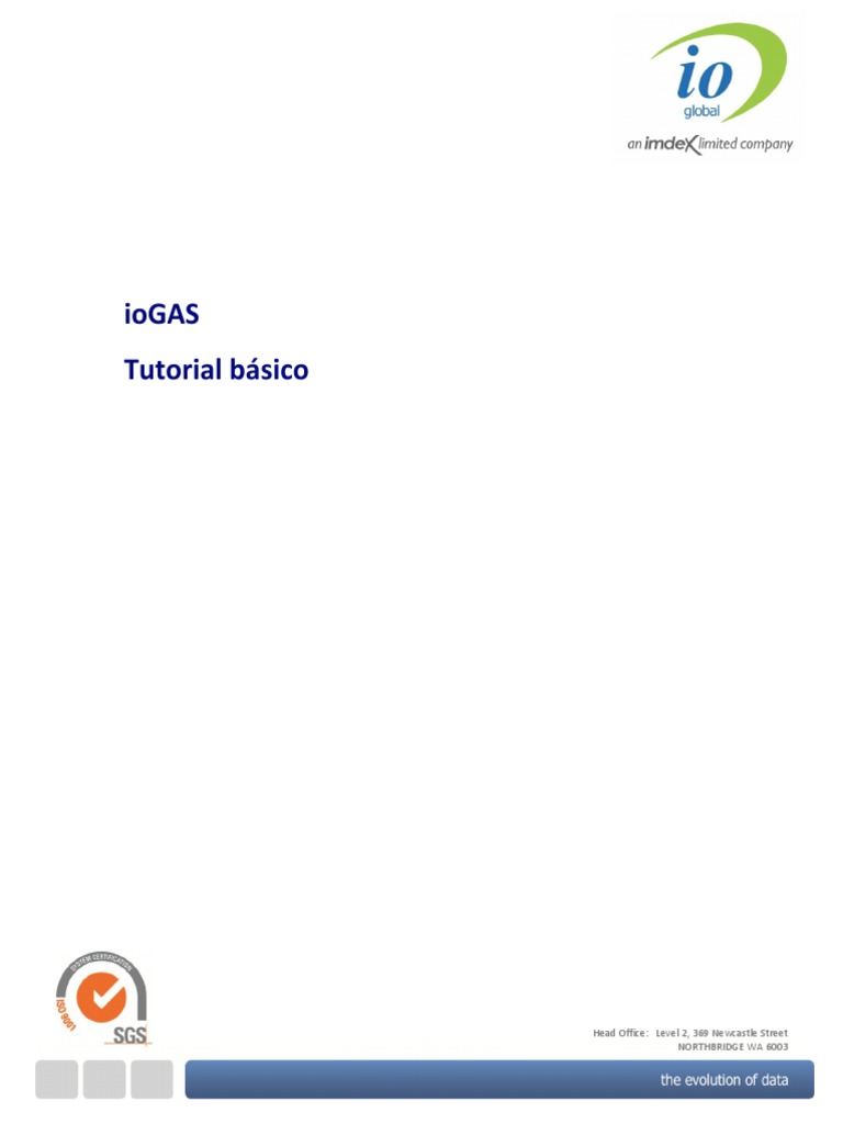 Tutorial Básico de ioGAS | PDF | Ventana (informática) | Archivo de ...