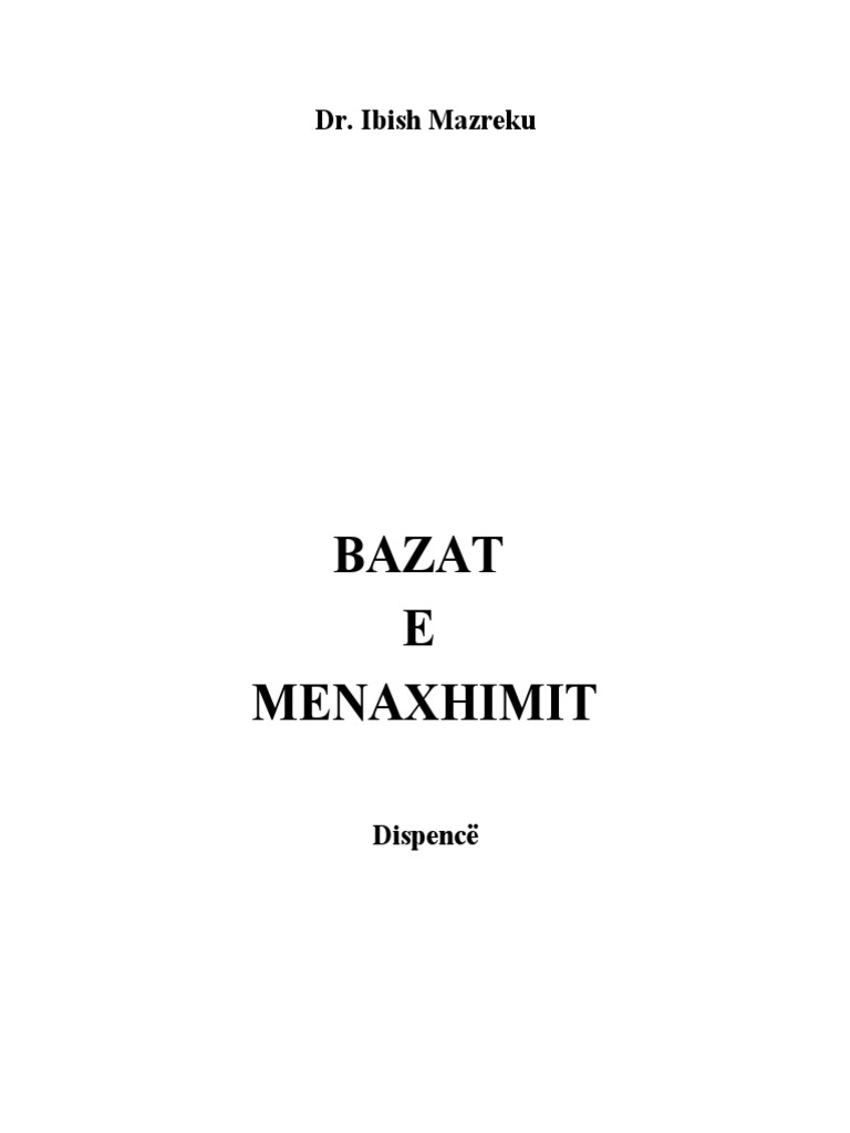 Bazat e Menaxhmentit