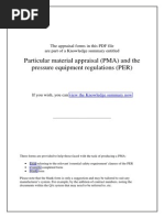 Guide On PMA Per PED PDF | PDF | Specification (Technical Standard) | Verification And Validation