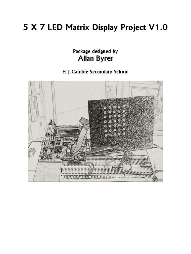 Electronics Students' LED Project | PDF | Light Emitting Diode ...