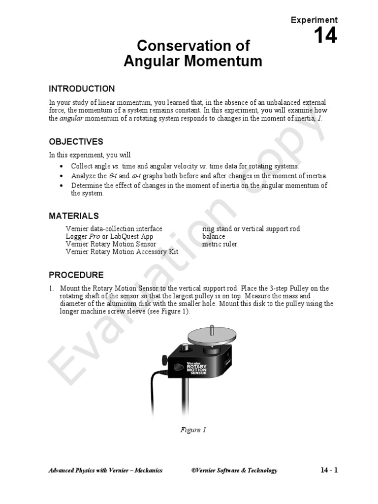 Conservation Angular Momentum | PDF | Rotation Around A Fixed Axis ...