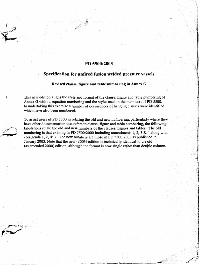 BS PD 5500-2003 | PDF