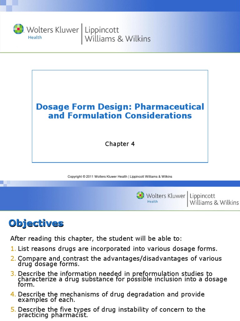 Dosage Form Design | Taste | Pharmaceutical Formulation | Free 30-day ...