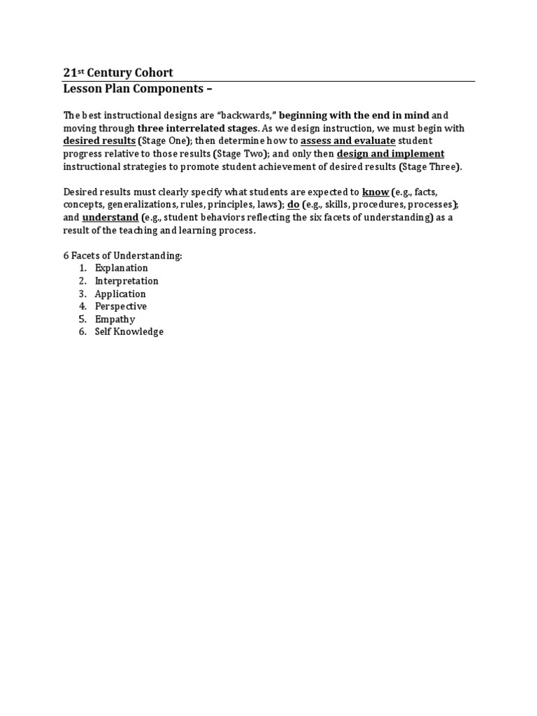 Creativity Lesson Plan 2 | PDF | Lesson Plan | Educational Assessment