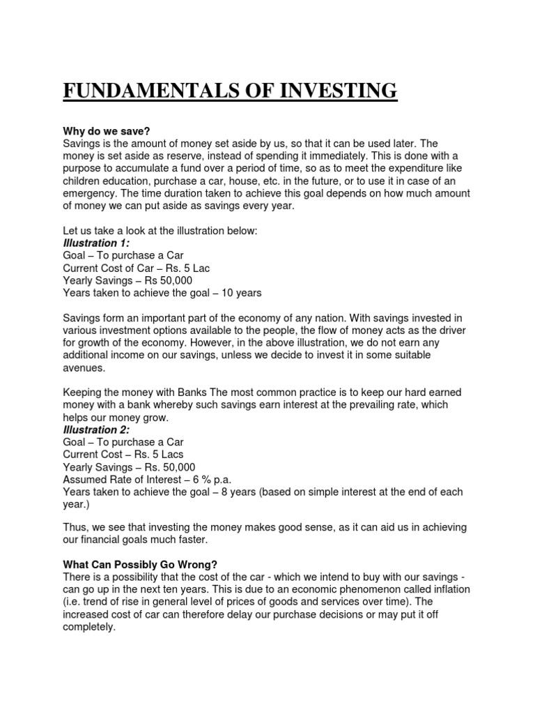 Fundamentals of Investing | PDF | Bonds (Finance) | Saving