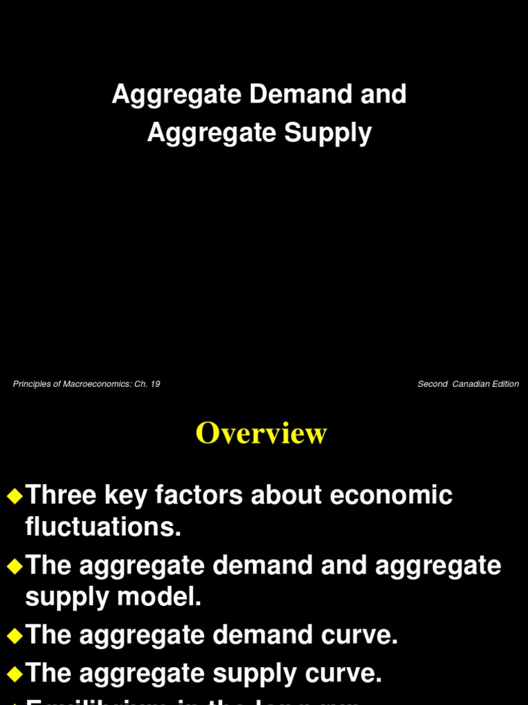 Aggregate Demand and Aggregate Supply | PDF | Macroeconomics | Supply ...