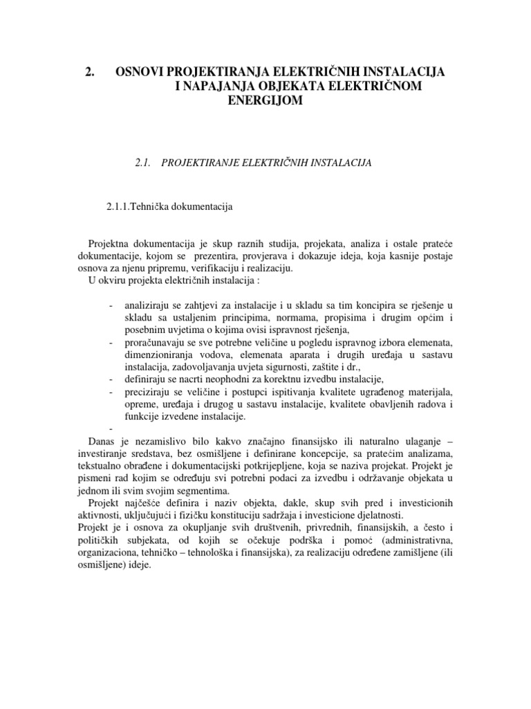 Predavanja Instalacije | PDF