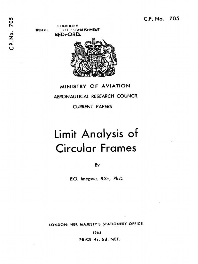 Limit Analysis of Circular Frames | PDF | Teaching Methods & Materials ...