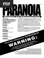 Paranoia Citizen's Guide To Surviving Alpha Complex | PDF