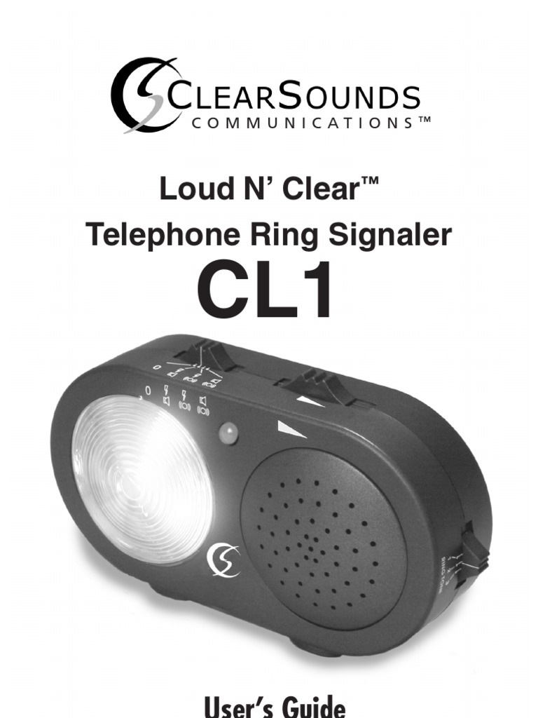 Loud N' Clear Telephone Ring Signaler: Communications | PDF | Equipment ...