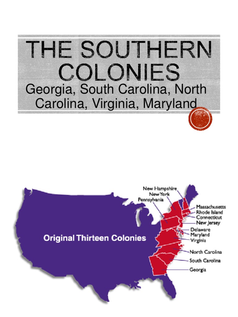 Georgia, South Carolina, North Carolina, Virginia, Maryland | PDF ...
