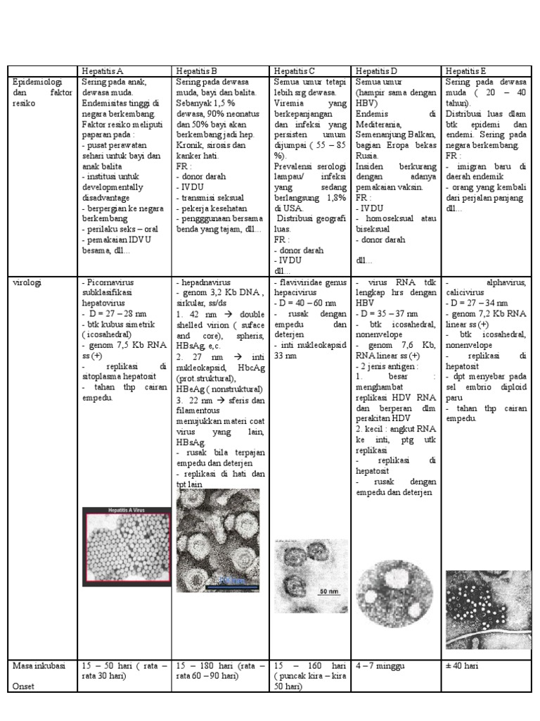 Tutorial Hepatitis A, B, C, D, E, F, G | PDF