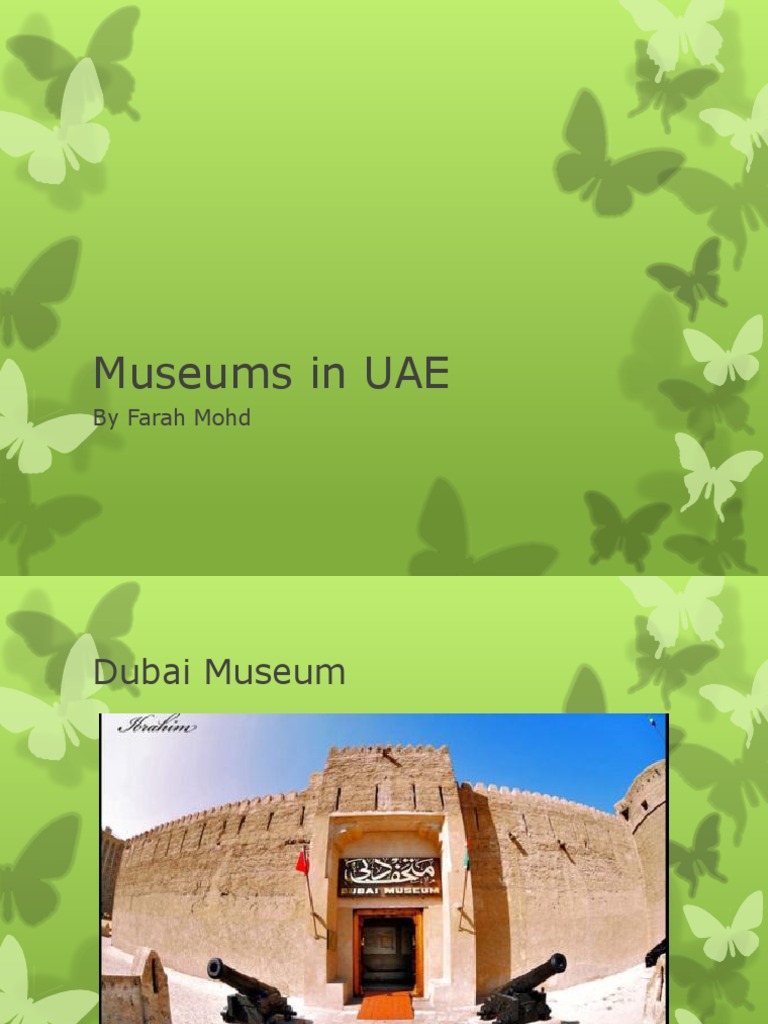 The Famous Museums in UAE and The Culture of UAE | PDF | Art