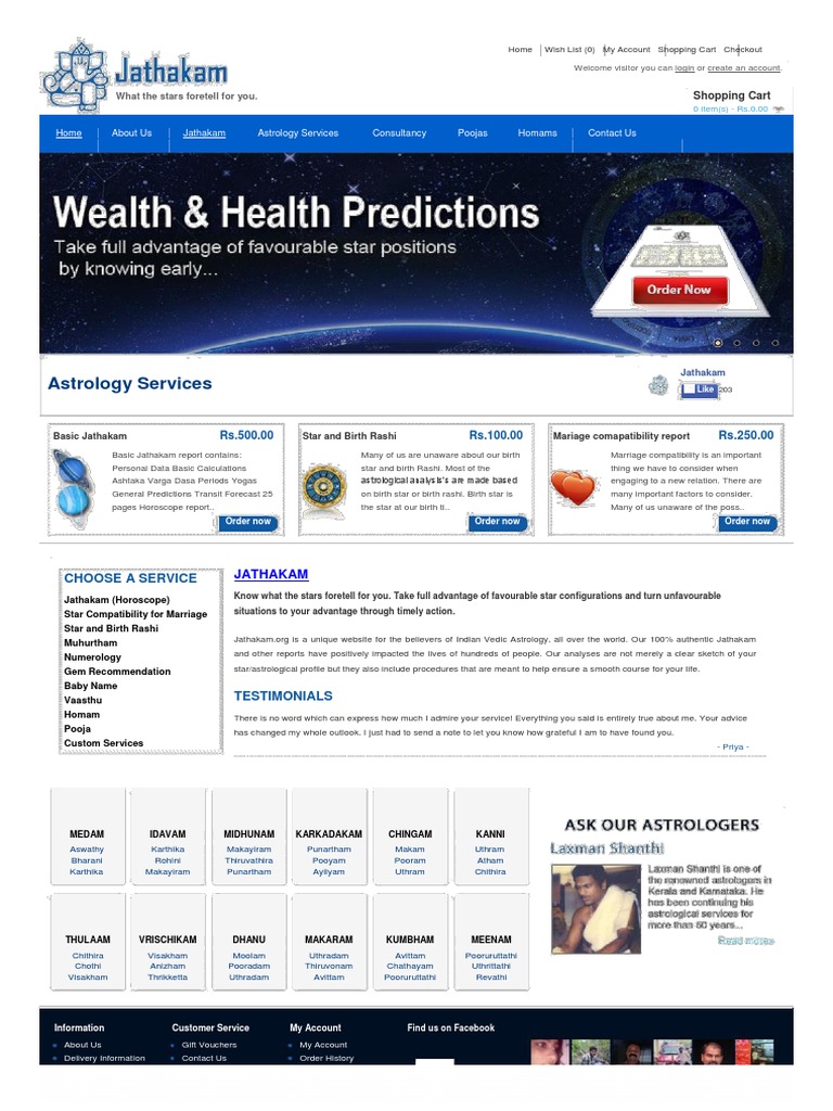 Jathakam | PDF | Hindu Astrology | Horoscope