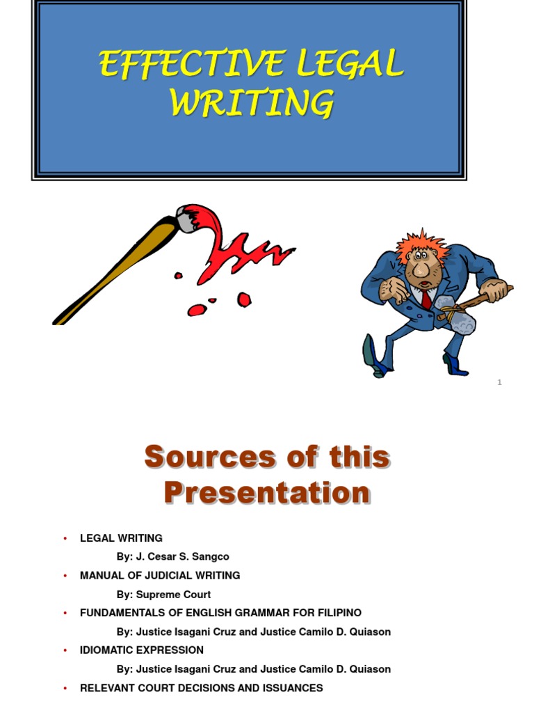 Effective Legal Writing Guide | PDF | Fraction (Mathematics) | Supreme ...