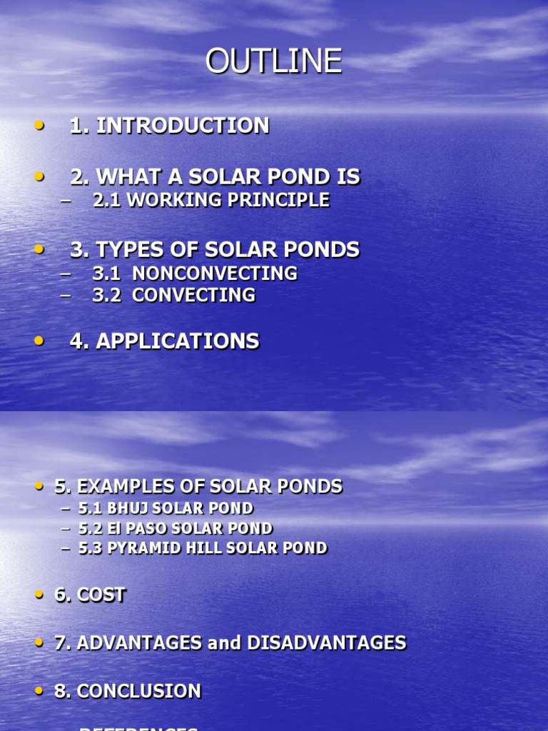 An In-Depth Look at Solar Ponds: Exploring Their Working Principle ...