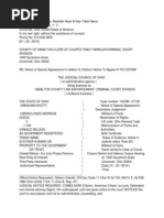 NOTICE OF SPECIAL APPEARANCE | Contempt Of Court | Judicial ...