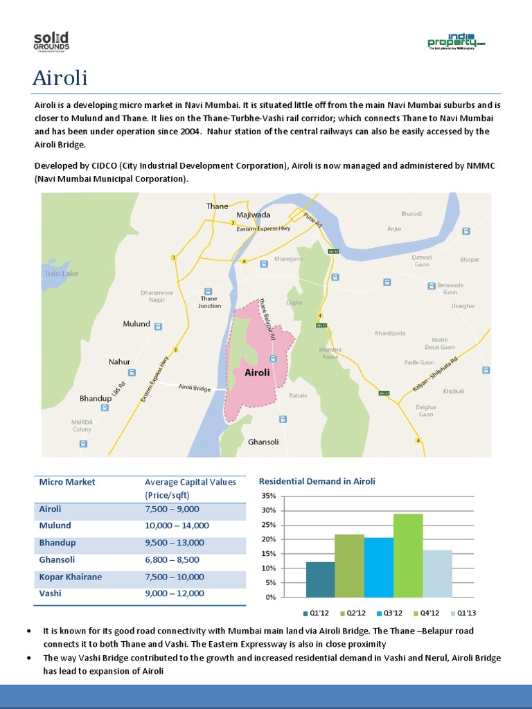 Airoli Office Property | PDF | Mumbai | Economies