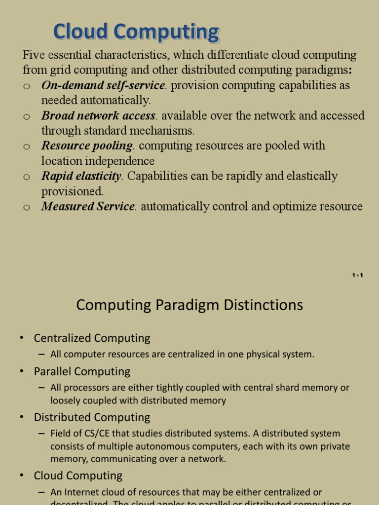 Cloud Computing | PDF | Cloud Computing | Distributed Computing