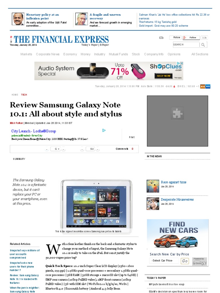 Review Samsung Galaxy Note 10 | PDF
