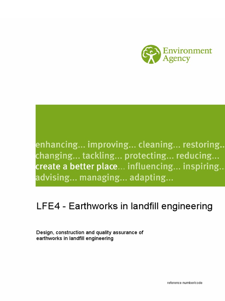 Earthworks in Landfill Engineering | PDF | Strength Of Materials | Landfill