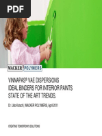 Wacker Vinnapas PDF | PDF | Polyvinyl Chloride | Polymers