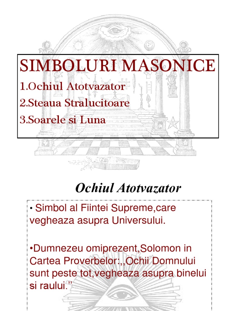 Simboluri Masonice | PDF
