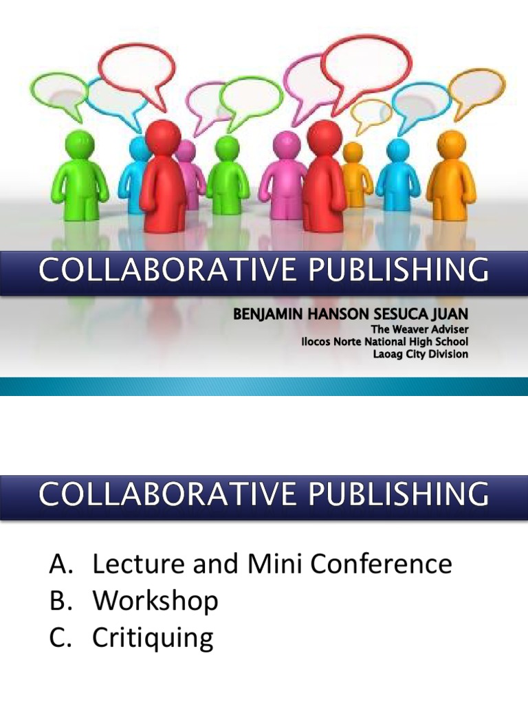 Collaborative Publishing Lecture JOURNALISTS' GROUP 2013 | Download ...