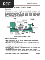 Lathe Machine Lab Report | PDF | Numerical Control | Machine Tool