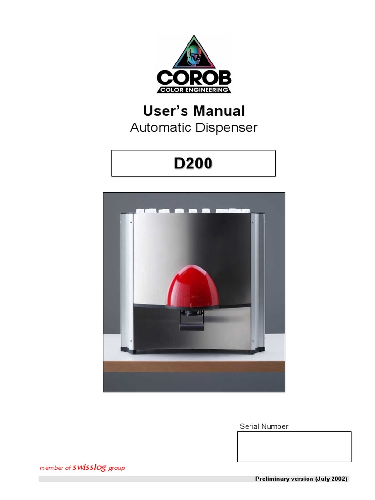 D200 UserManual Preliminary English | PDF | Electrical Connector | Pallet
