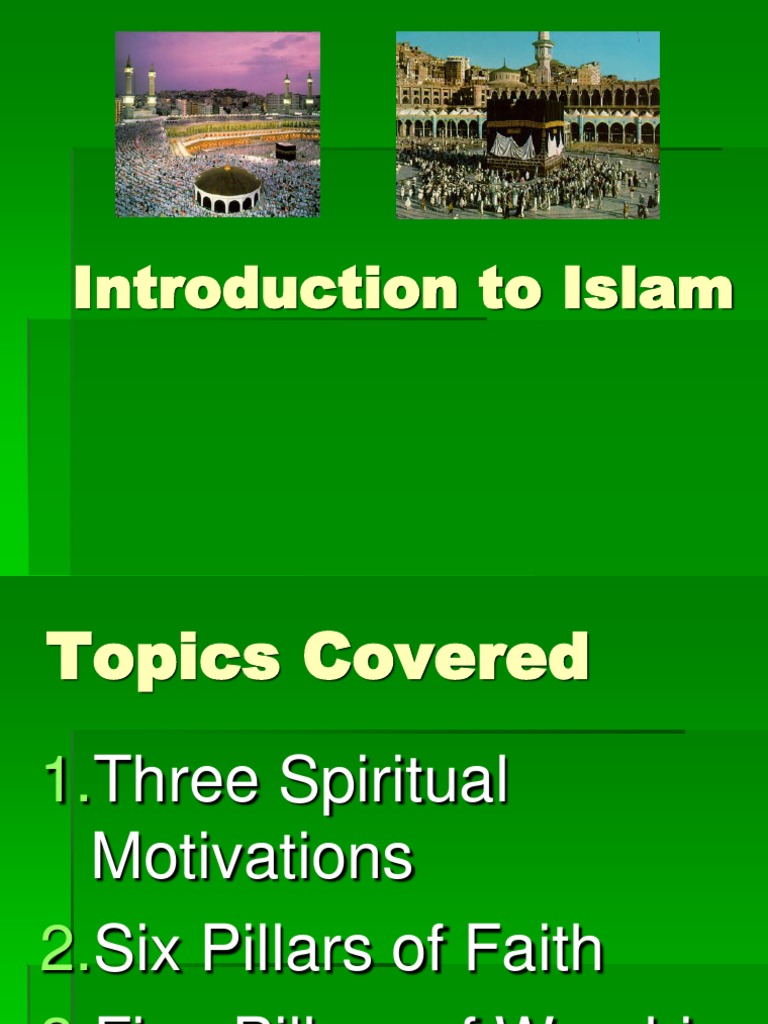 Introduction To Islam Power Point Presentation | PDF | Prophet | Satan
