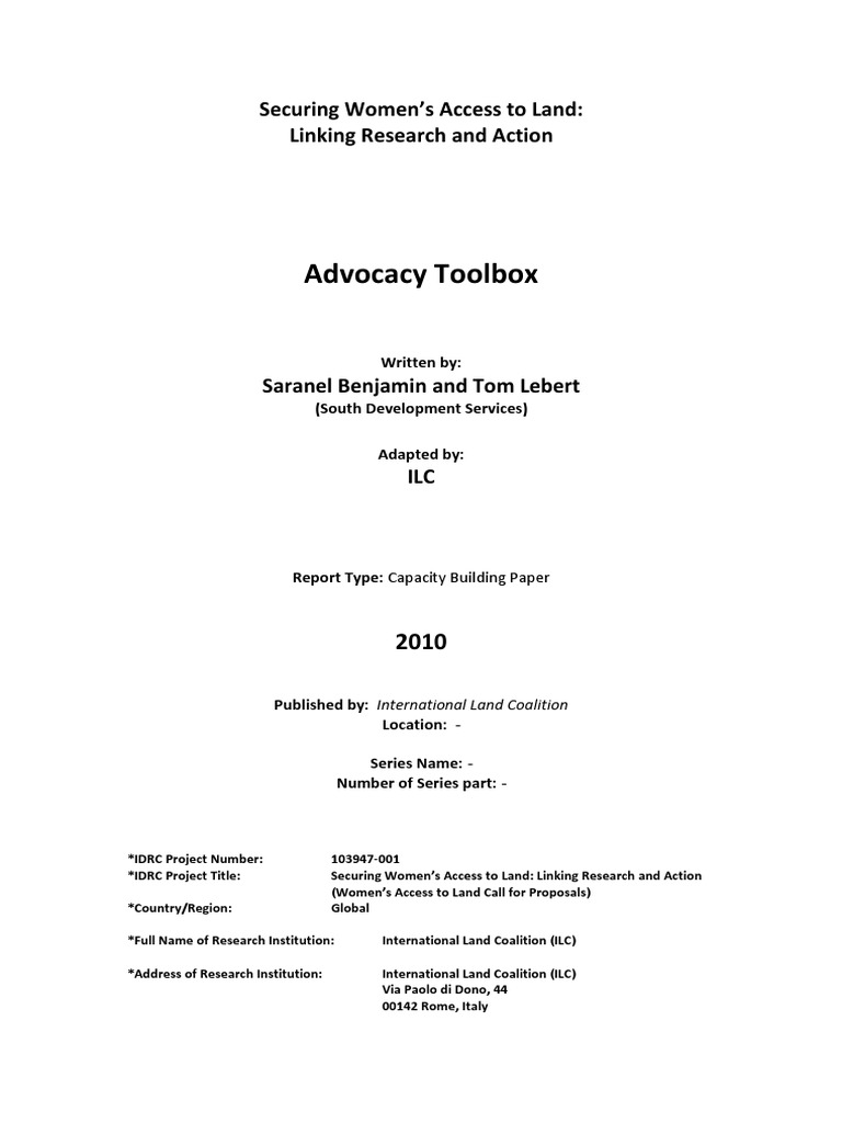 Advocacy PDF | PDF | Swot Analysis | Advocacy