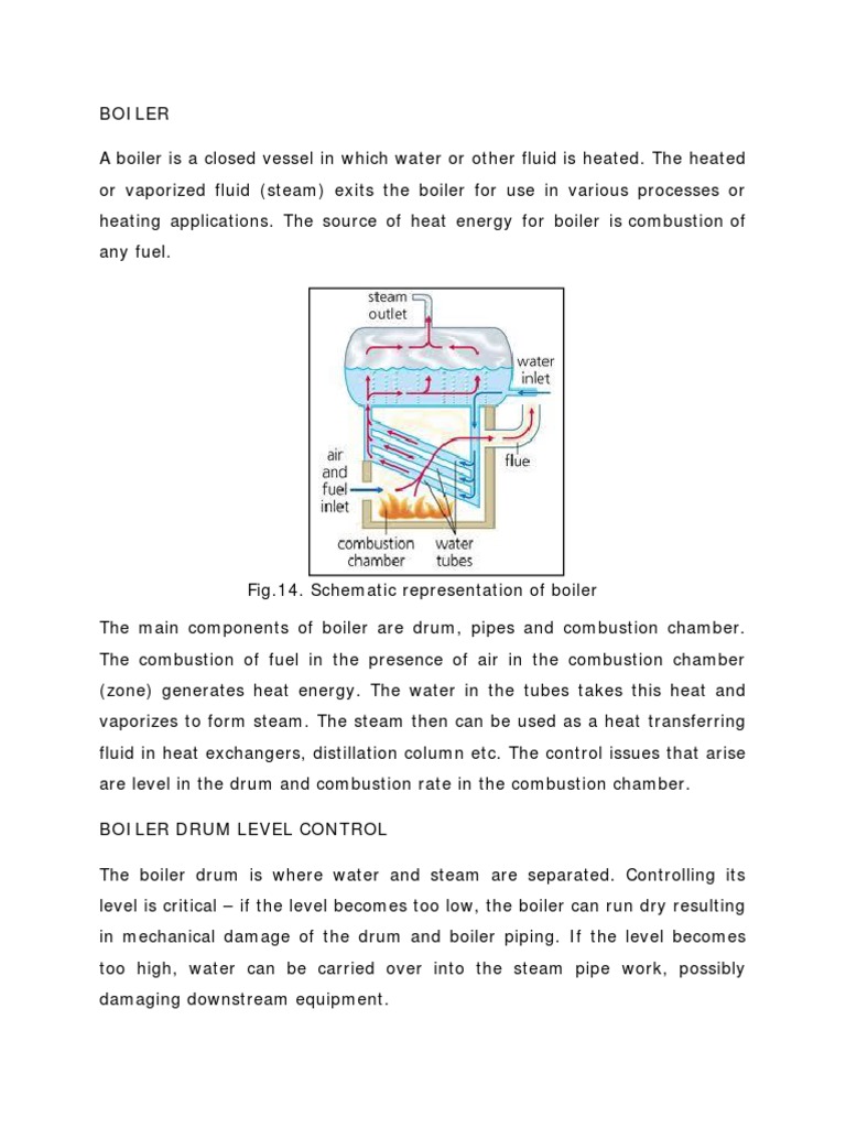Case Studies - Control of Boiler and Distillation Column | PDF ...