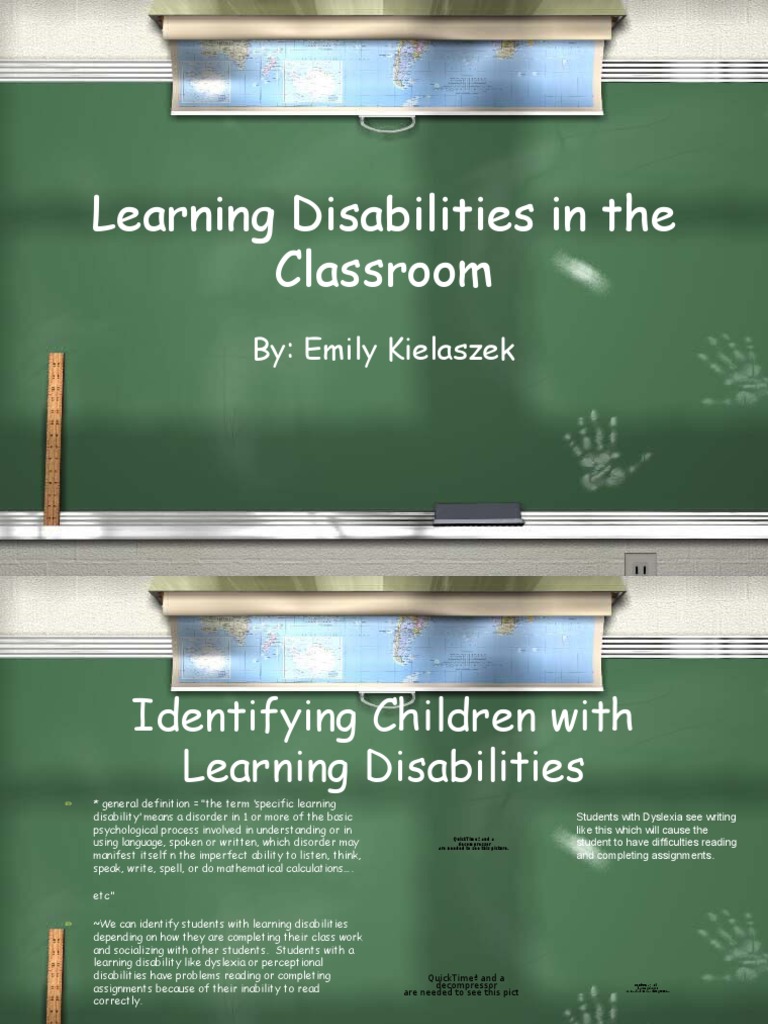 Learning Disabilities in The Classroom | PDF | Learning Disability | Memory