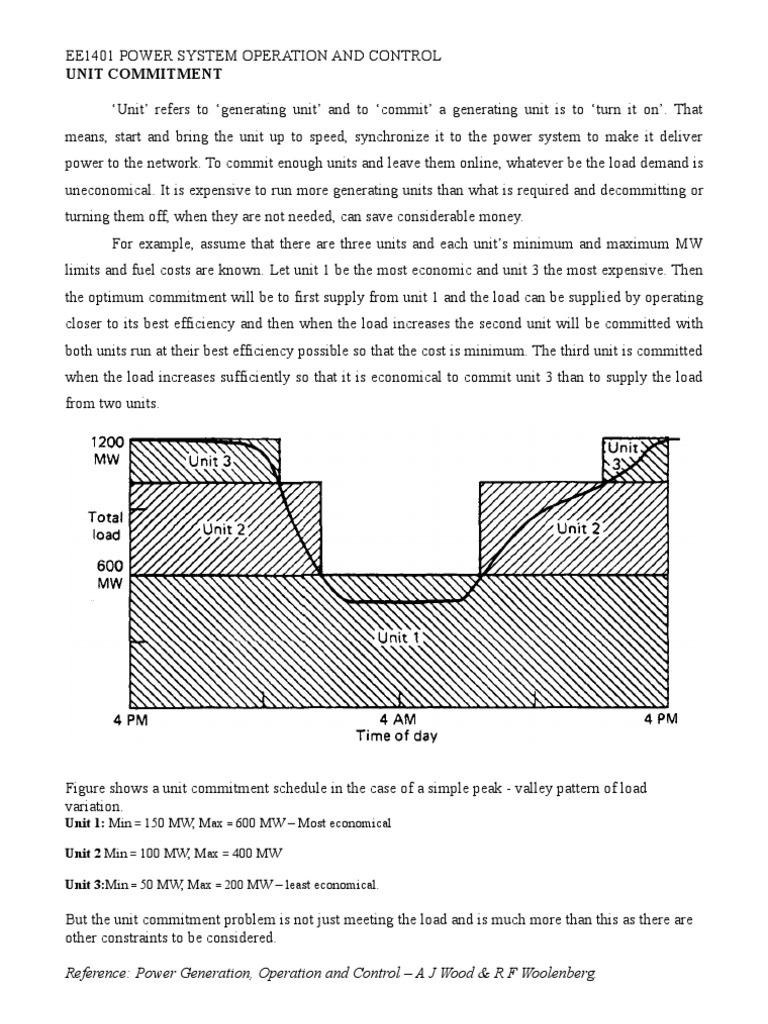 Unit Commitment | PDF