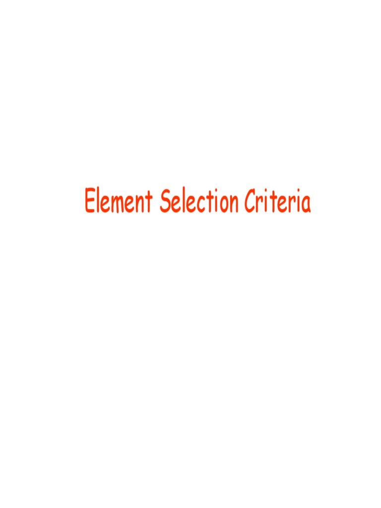 ABAQUS Element Selection Criteria | Download Free PDF | Bending ...