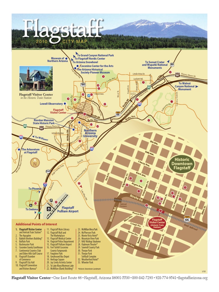 Flagstaff Map | PDF | Transport | Railway