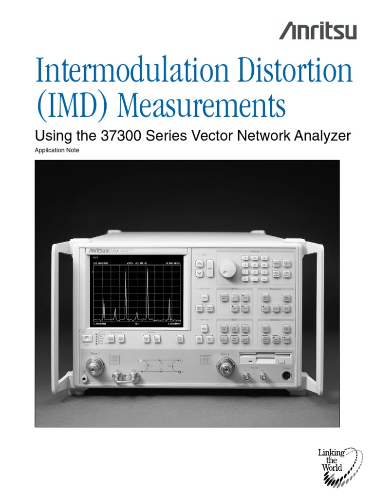 Intermodulation Distortion Measurements Distortion Amplifier