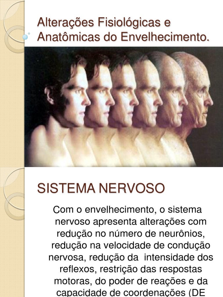 Alterações Fisiológicas e Anatômicas Do Envelhecimento Aula 02 | PDF ...