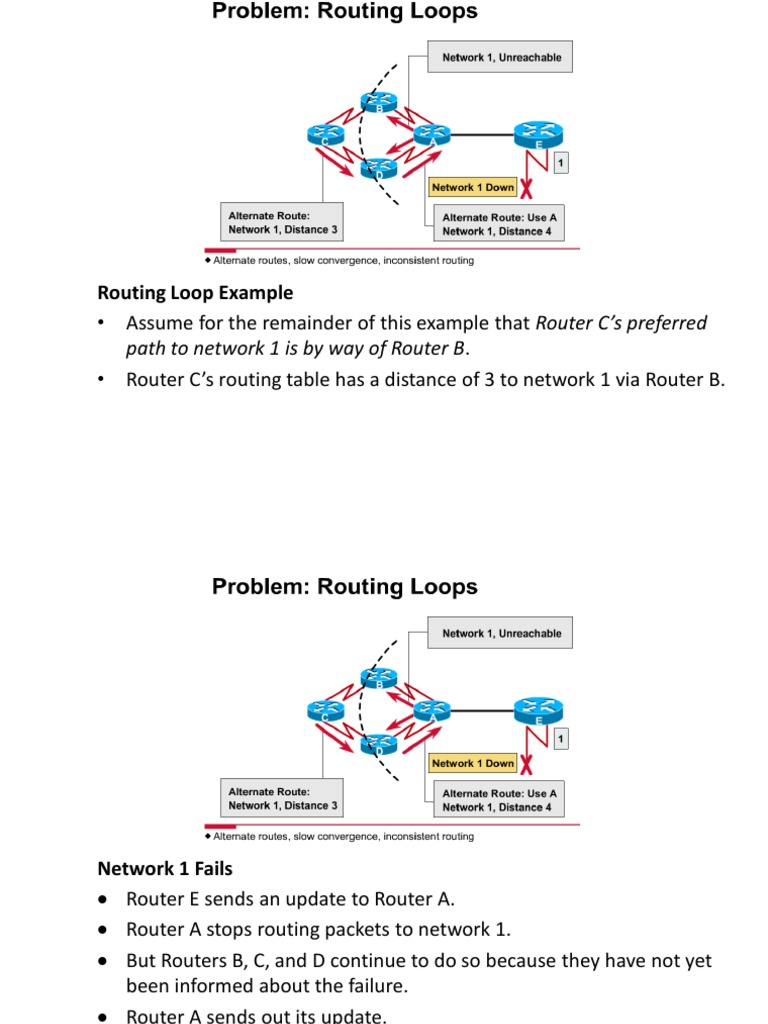 Routing Loop Example | PDF