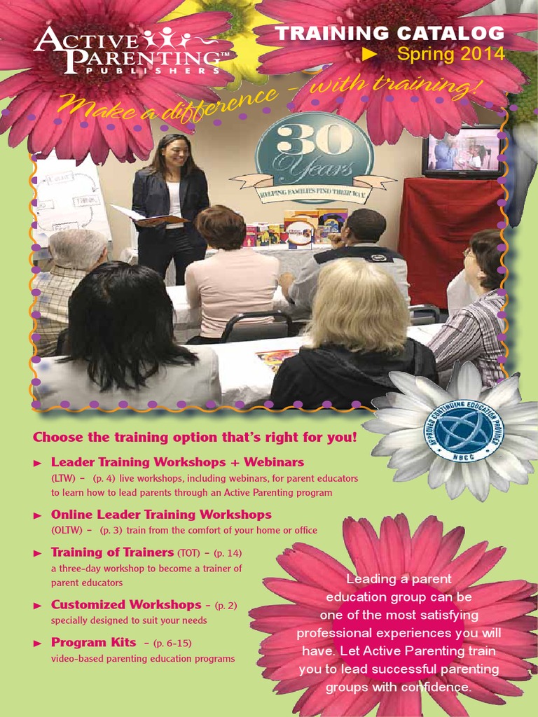 Active Parenting Training Catalog | PDF | Parenting | Relationships