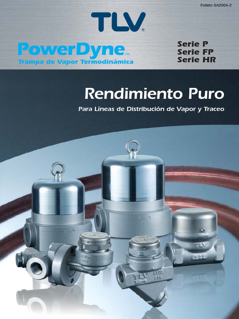 2.1 TLV - Trampas de Vapor Serie Termodinamicas PowerDyne PDF | Presión ...