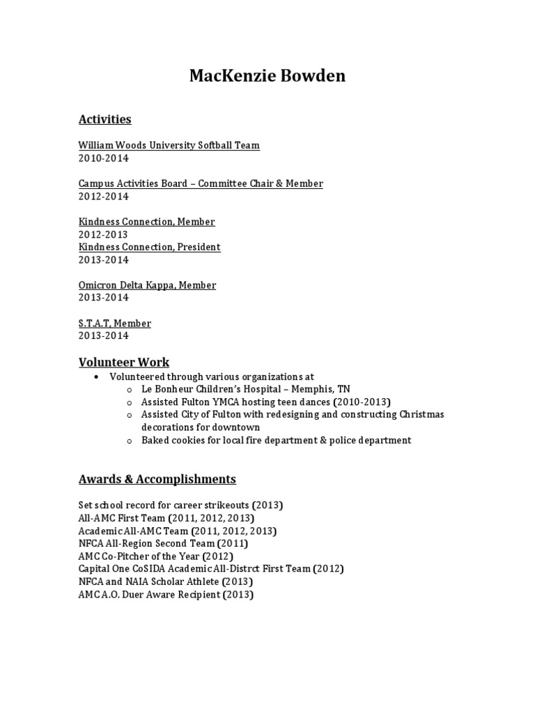Mackenzie Bowden | PDF