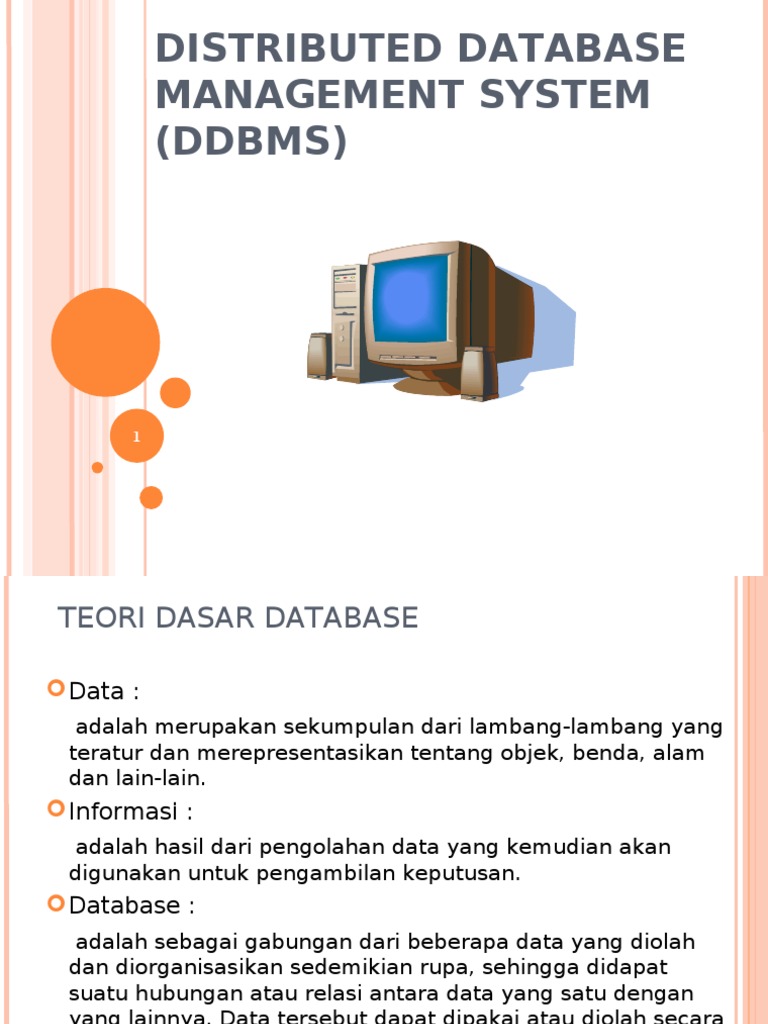 DDBMS | PDF | Bisnis | Komputer