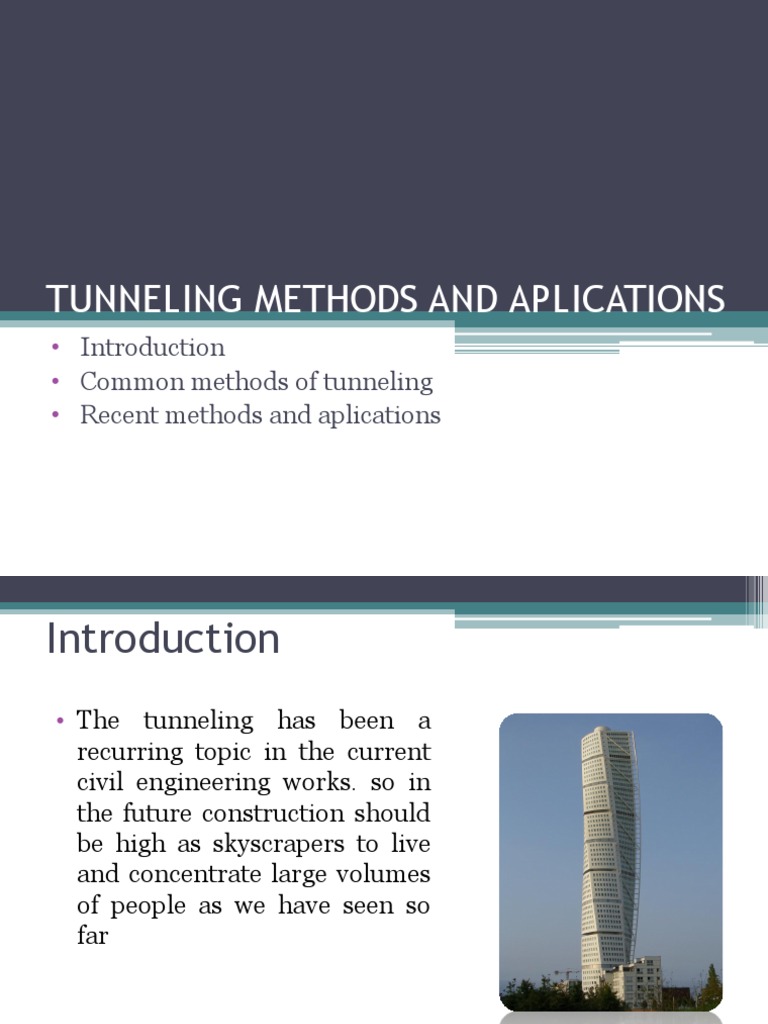 Tunneling Methods and Aplications | PDF | Tunnel | Mexico City