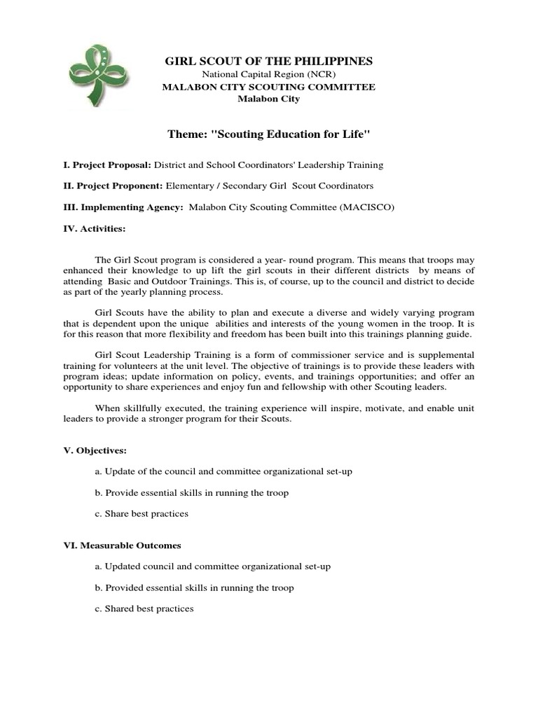 Scouting Education For Life | PDF | Scouting | Leadership